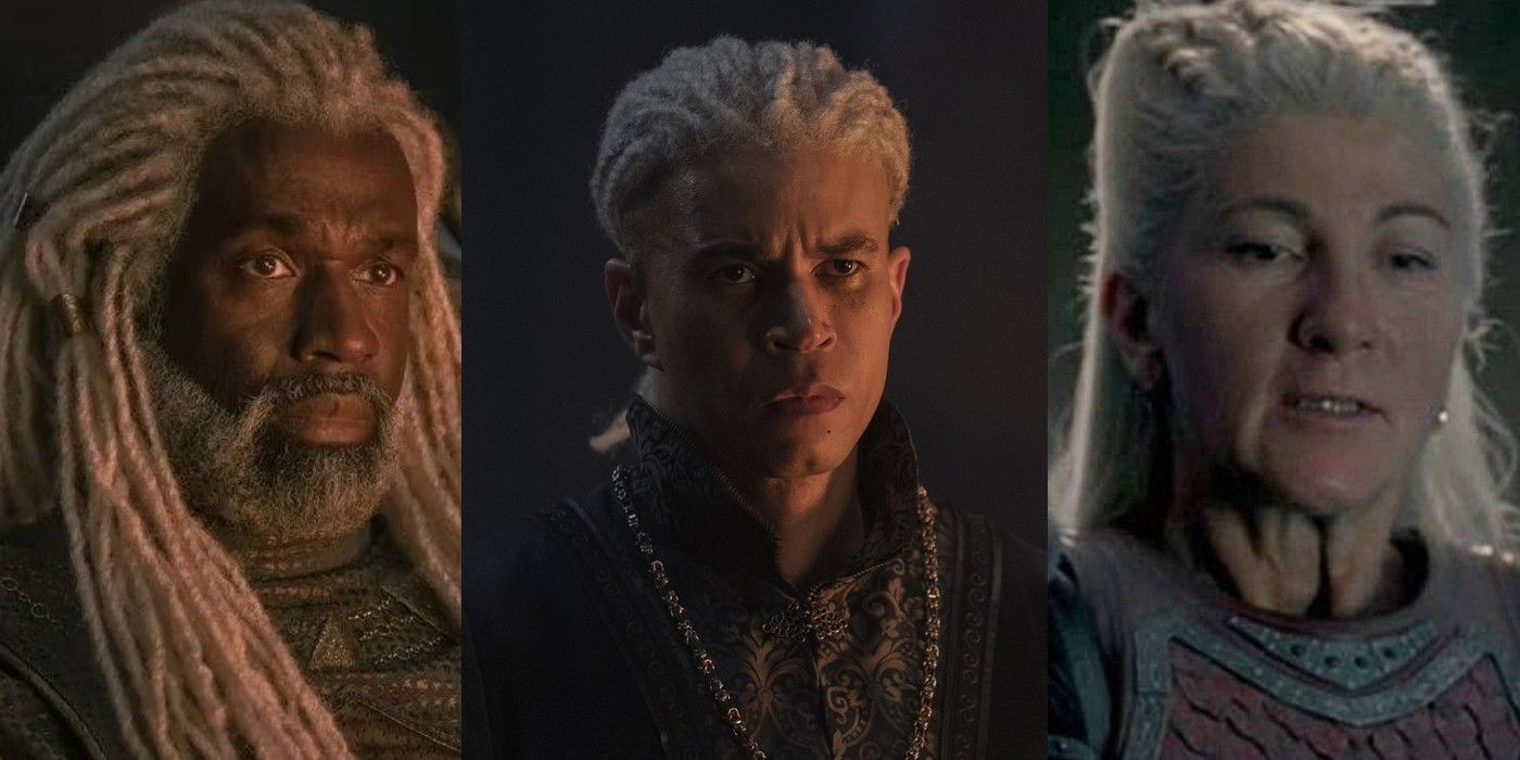 Todos los miembros de la Casa Velaryon en la primera temporada de La Casa del Dragón ...